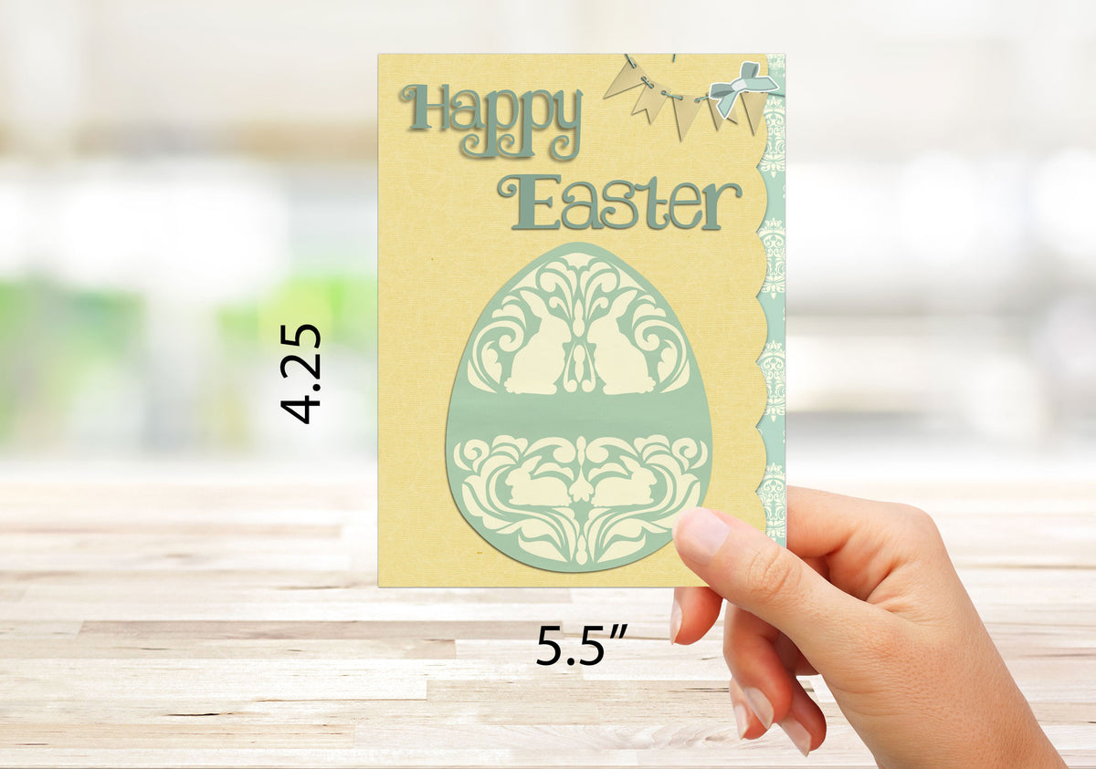 Vintage Easter Cards - Blank Inside with Envelopes - 5.5"x4.25 - 12 or ...
